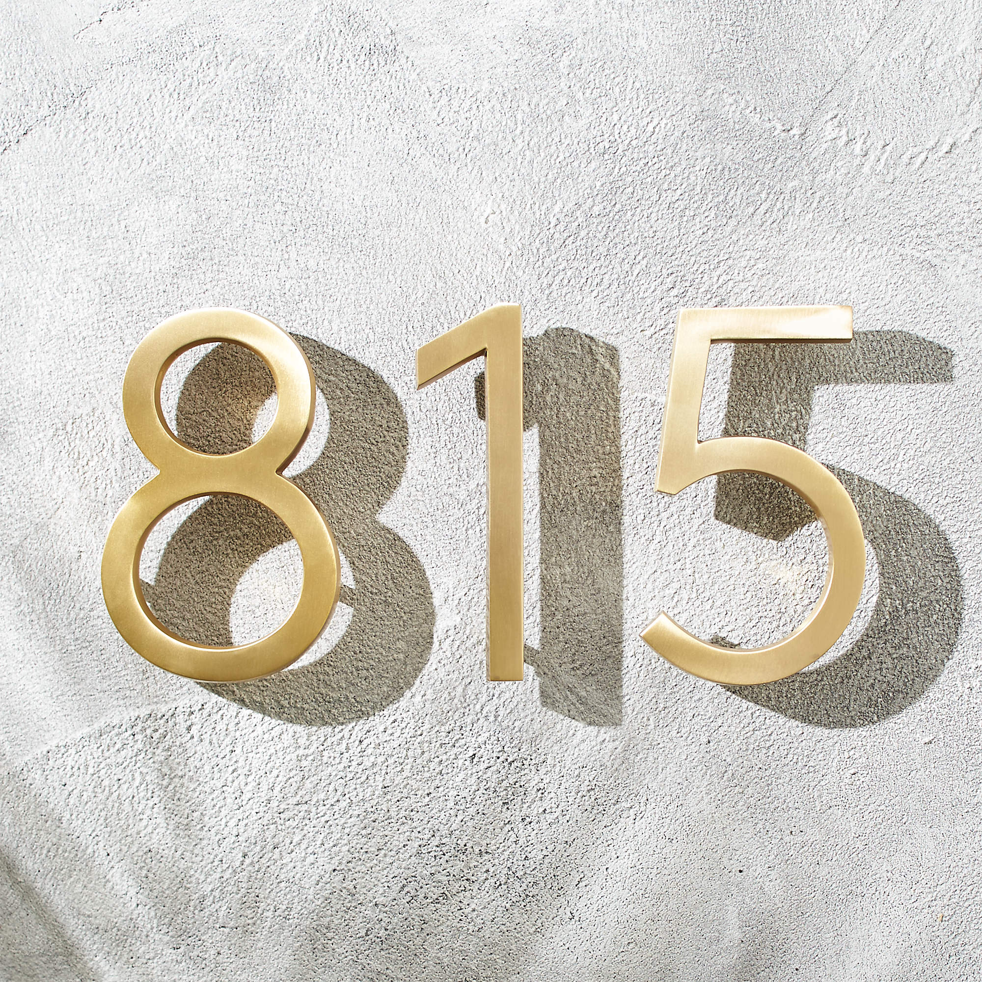 Enhance Your Curb Appeal with Solid Brass House Numbers - – Modern Home ...