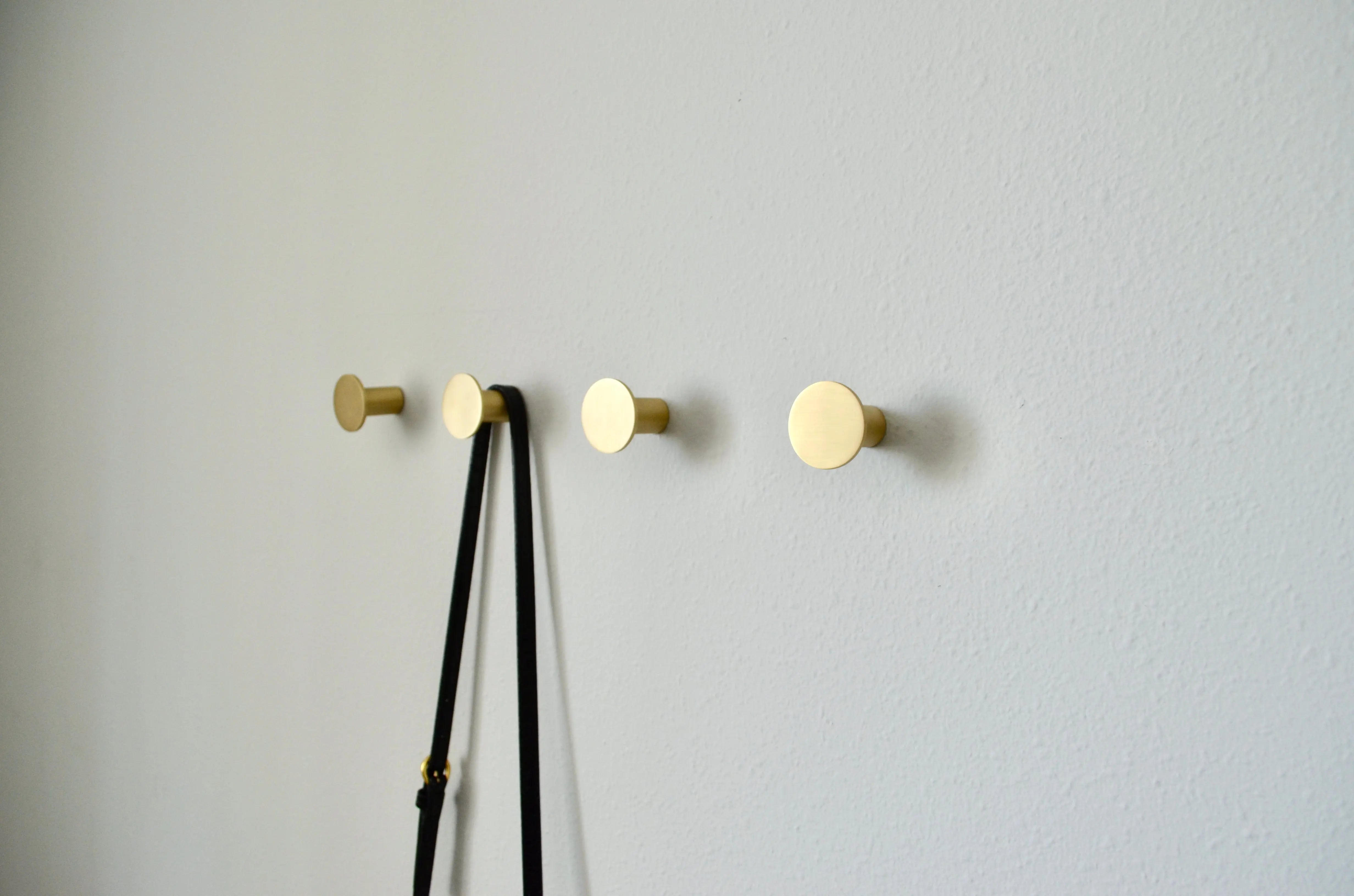 Upgrade Your Space with the Modern Round Brass Metal Hooks – Modern ...